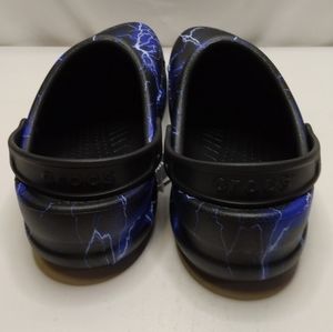 CROCS | Shoes | Crocs Bistro Graphic Work Clog In Blacklightning Bolts ...